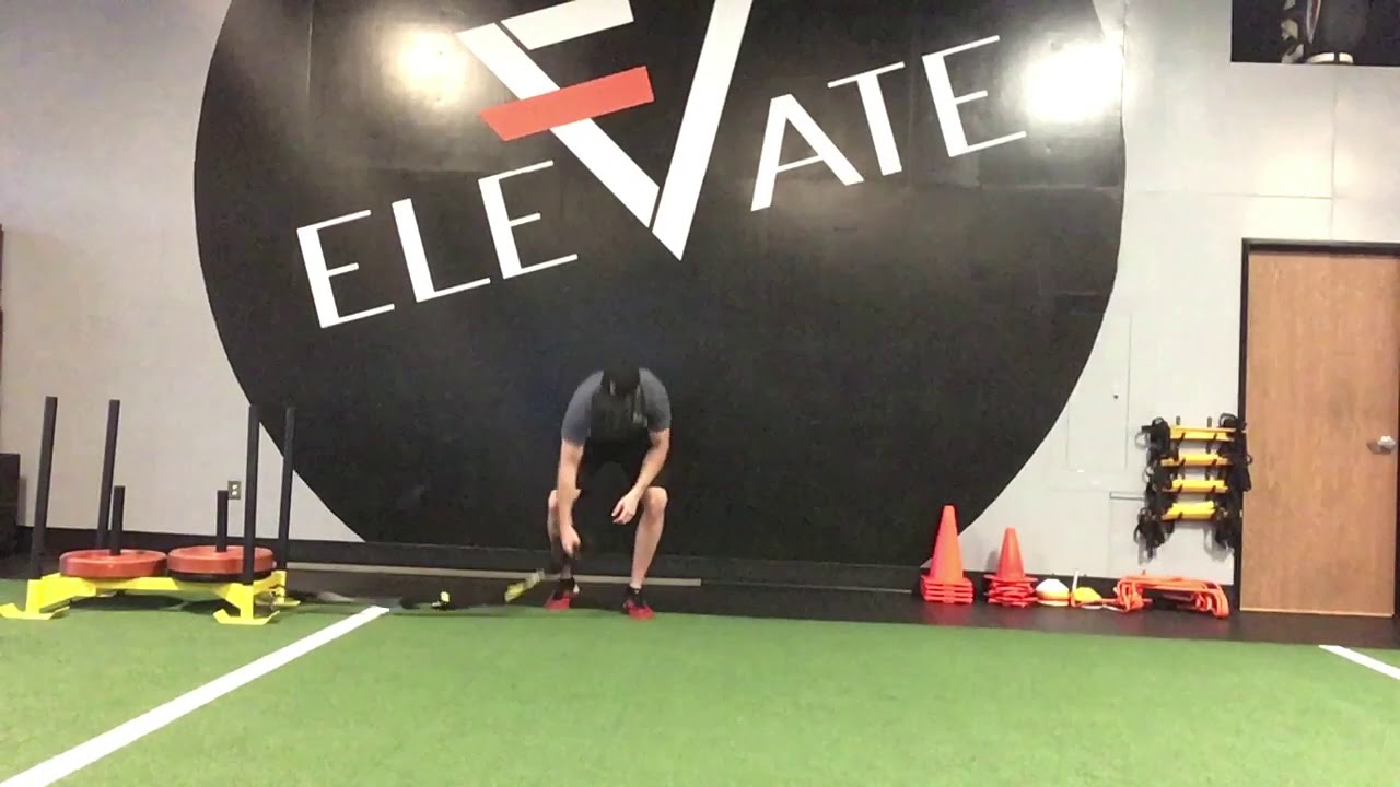 Lateral sled drag - YouTube