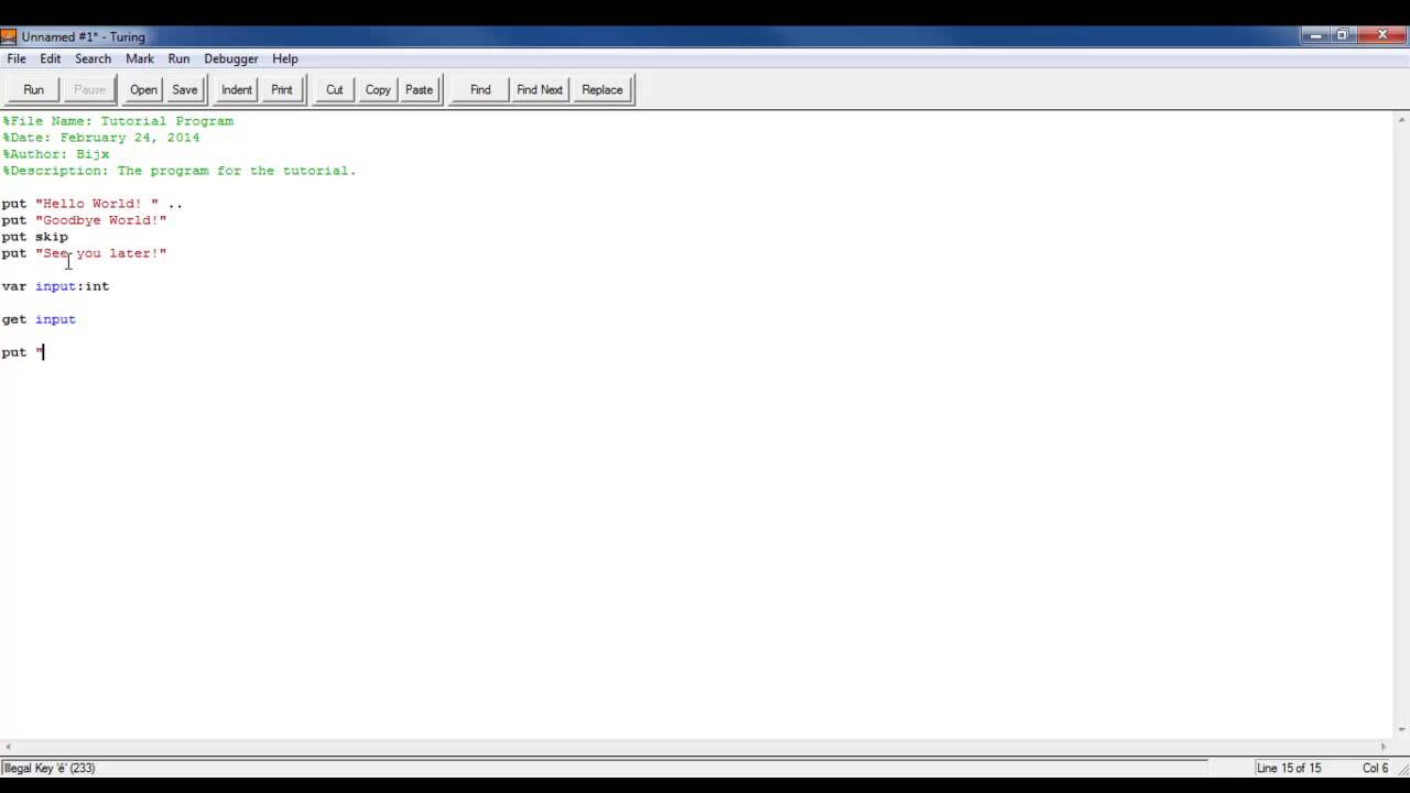 Intermediate Programming Ep2 Variables Get Command Turing Youtube 0906