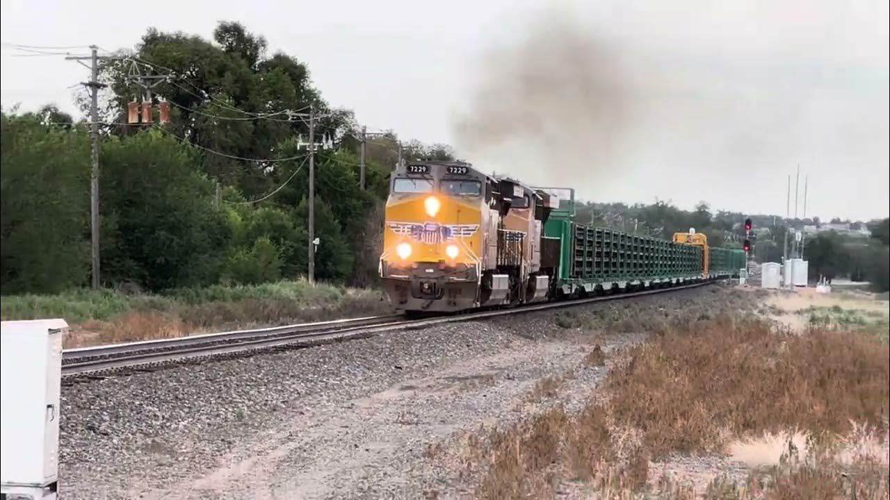 UP #7229 Lead’s The Dead Head NB WPUTP-28W Through Security & Widefield, CO 7/29/24. - YouTube