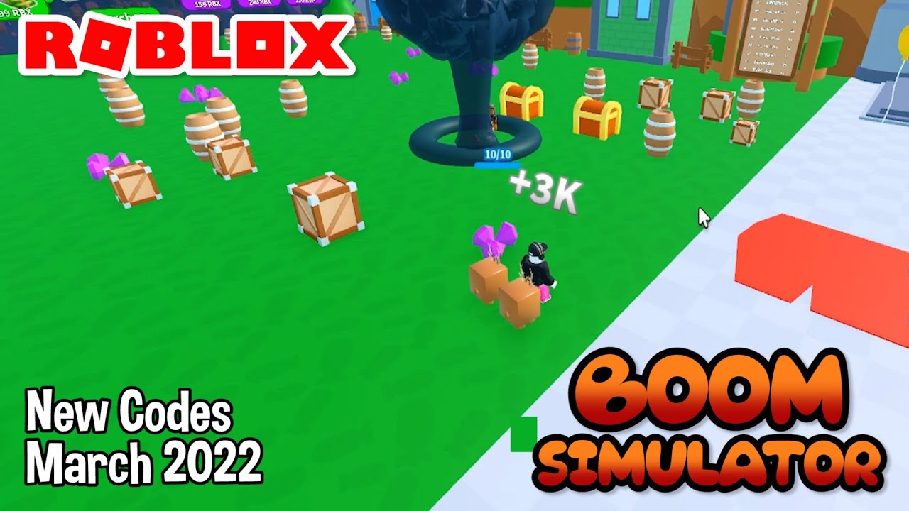 Roblox Boom Simulator New Codes March 2022 - YouTube