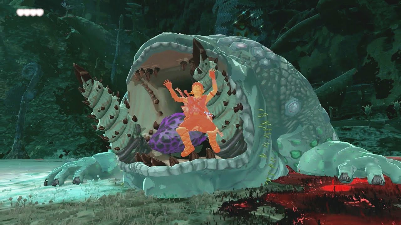 Link Gets Eaten By A Monster - The Legend of Zelda Tears of the Kingdom ...