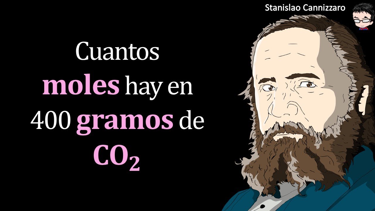 Cuantos 𝐦𝐨𝐥𝐞𝐬 hay en 400 𝐠𝐫𝐚𝐦𝐨𝐬 de 𝐂𝐎𝟐 - YouTube