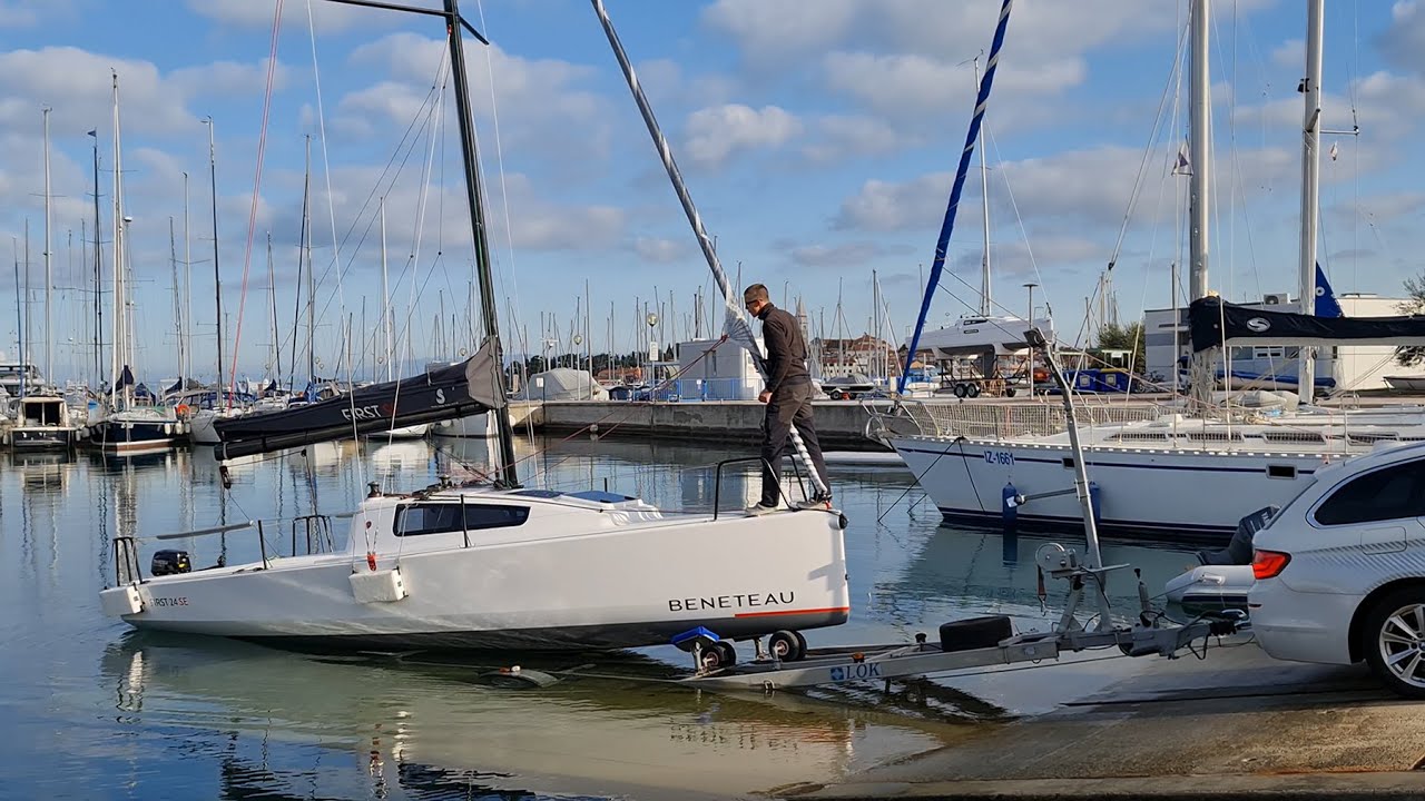 Launching the Beneteau First 24 SE - Seascape Edition - YouTube