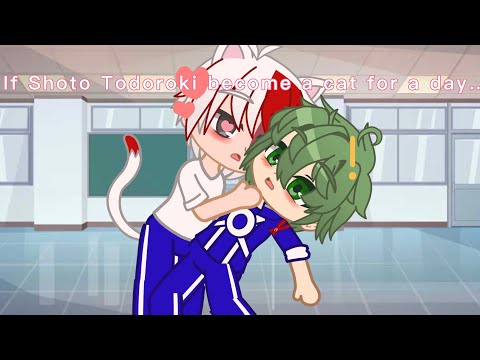 If Shoto Todoroki become a cat for a day😯 || MHA ||Tododeku