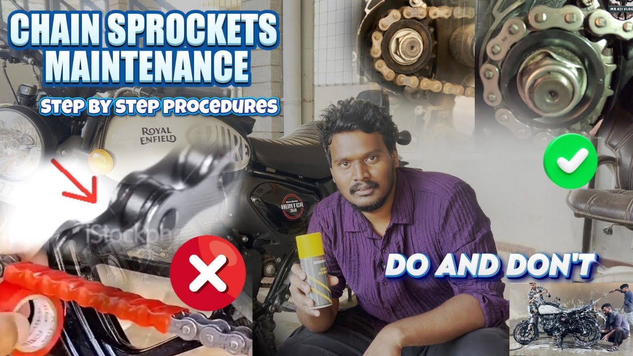 Motorcycle Maintenance: Chain Cleaning and Sprocket Care Made Easy ...