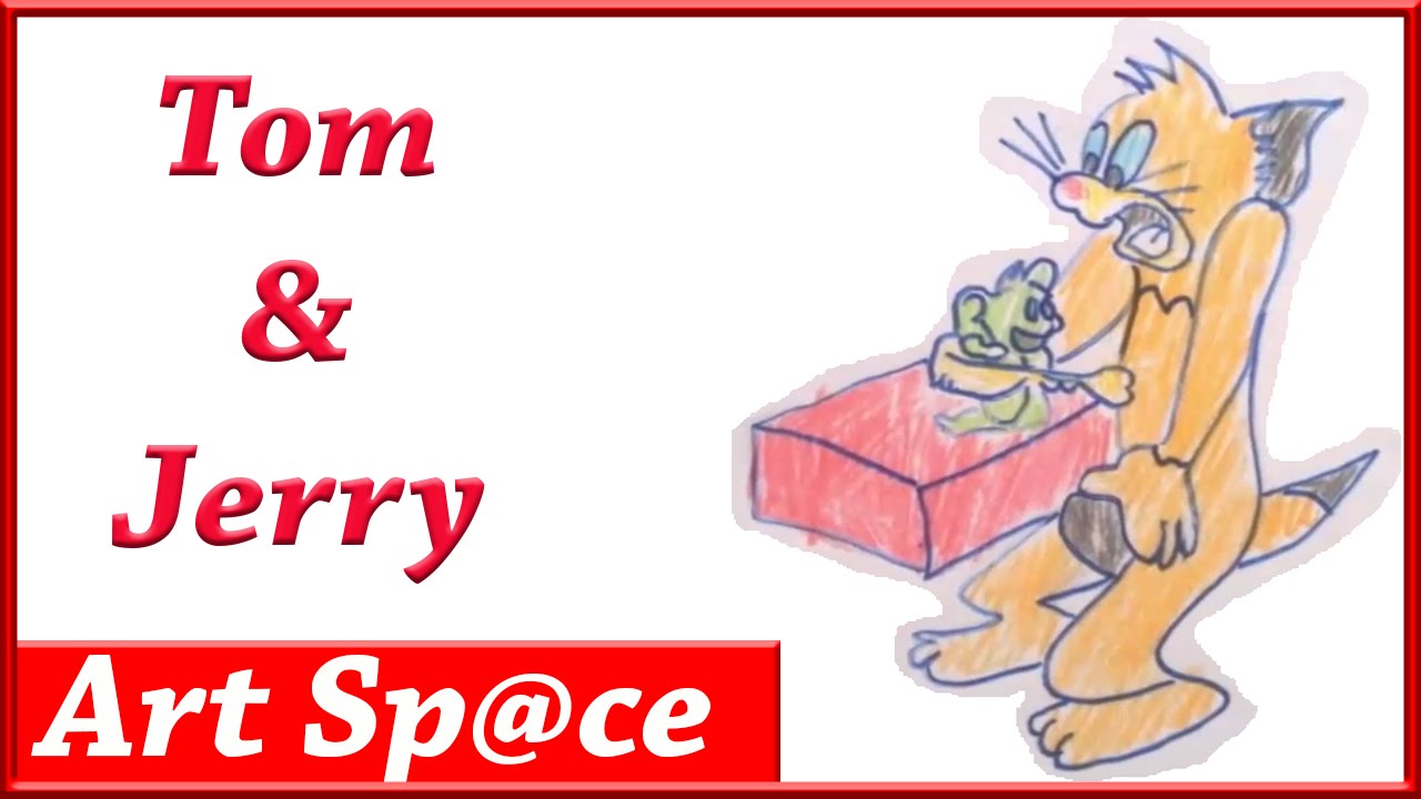 How To Draw Cartoons - Tom & Jerry "Racing Bone" - Art Space - YouTube