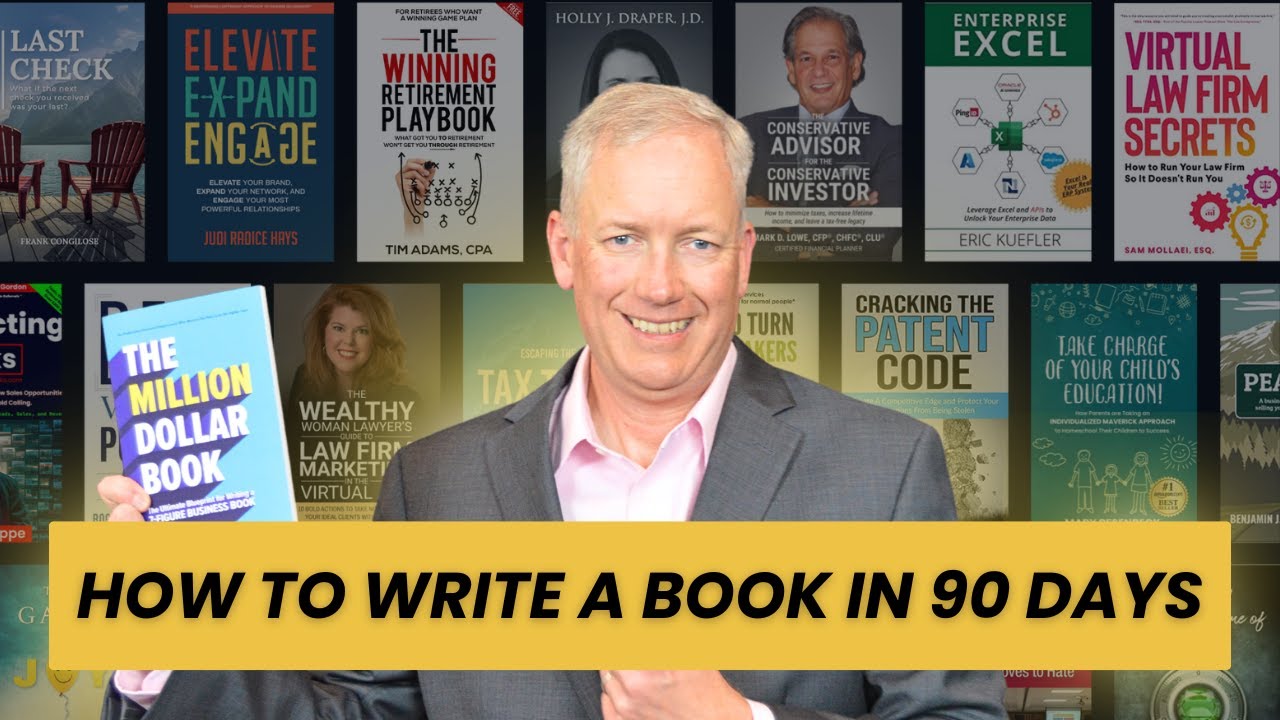 How to Write Your Book in 90 Days Without Touching The Keyboard - YouTube