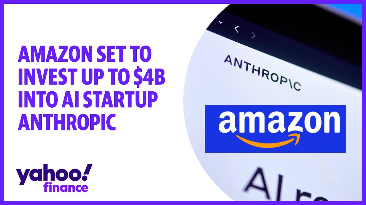 Amazon set to invest up to $4B into AI startup Anthropic - YouTube