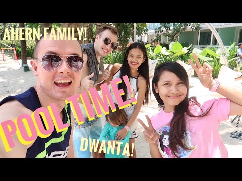 Hanging Out with The Ahern Family (hindi naabutan ang wave pool) - YouTube
