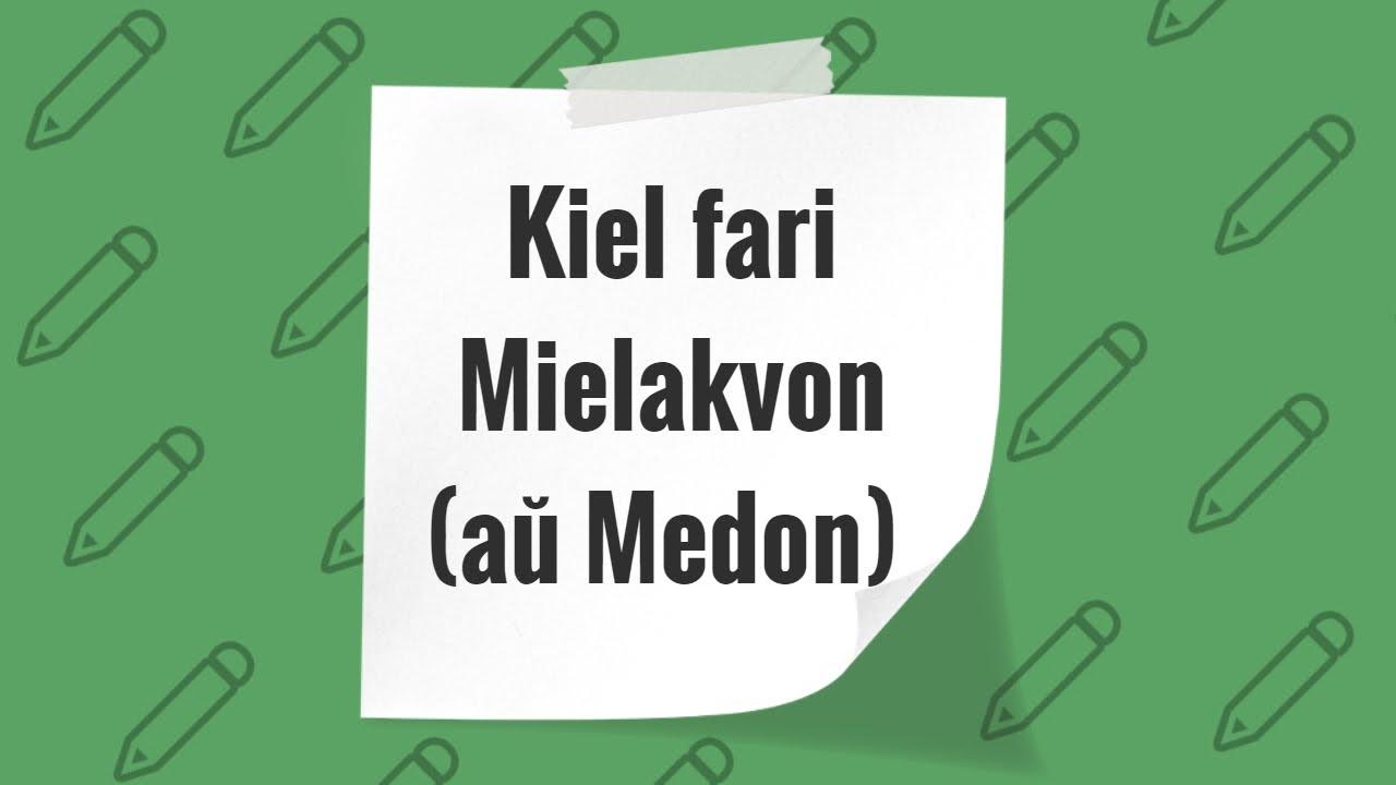 KIEL FARI MEDON (aŭ Mielakvon) | Drinkaĵo de Vikingoj! - YouTube
