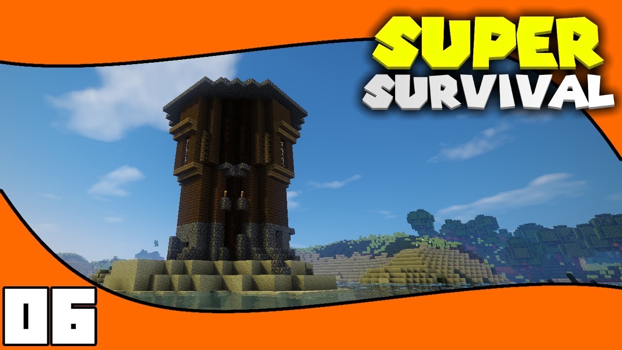 Storage Tower | Minecraft: Super Survival | 1.12 Singleplayer Vanilla ...