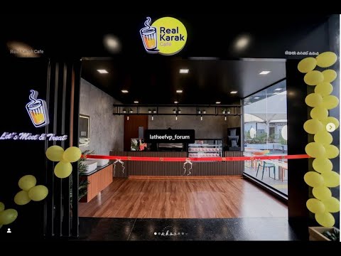 Real karak Cafe Opened In Forum Center - YouTube