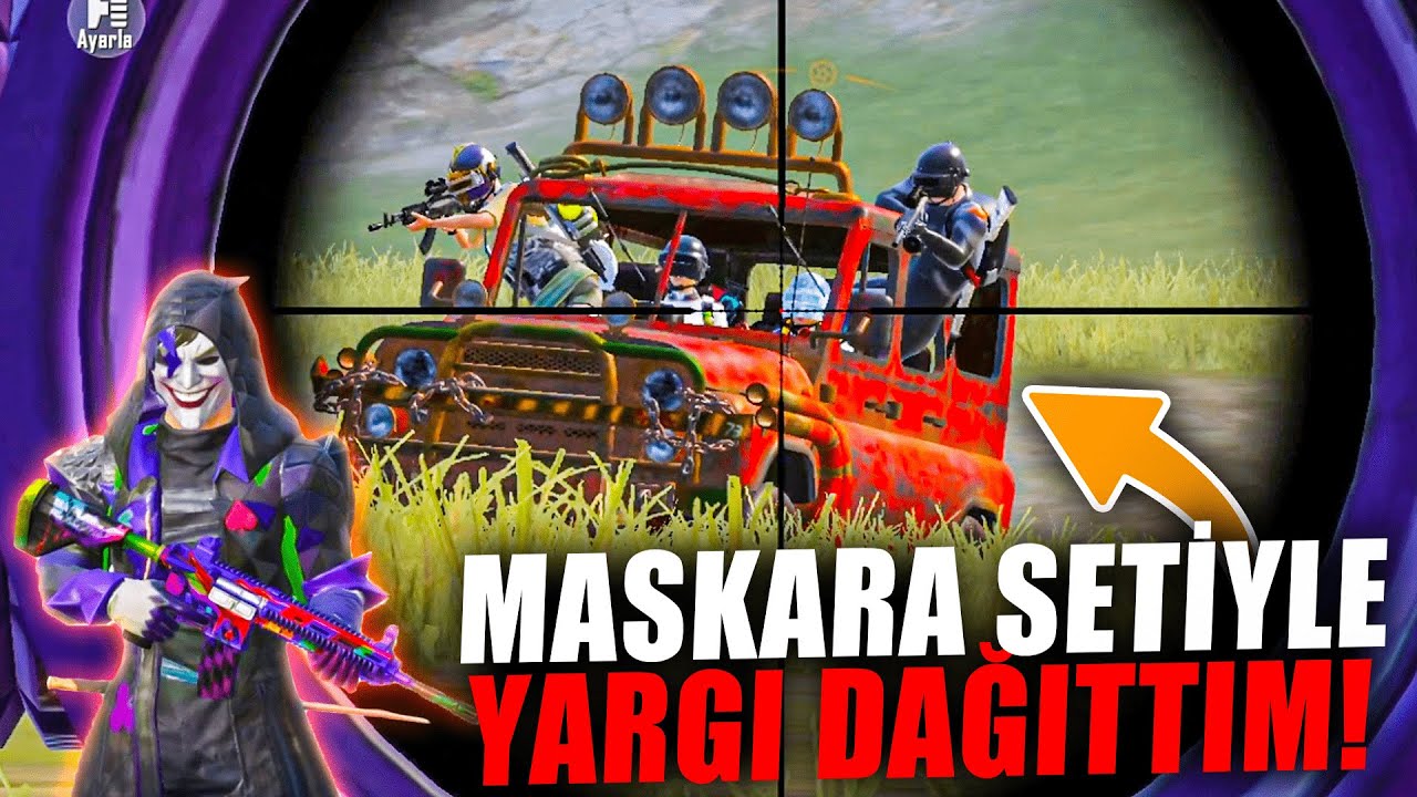MASKARA SETİYLE YARGI DAĞITTIM ! - PUBG Mobile - YouTube