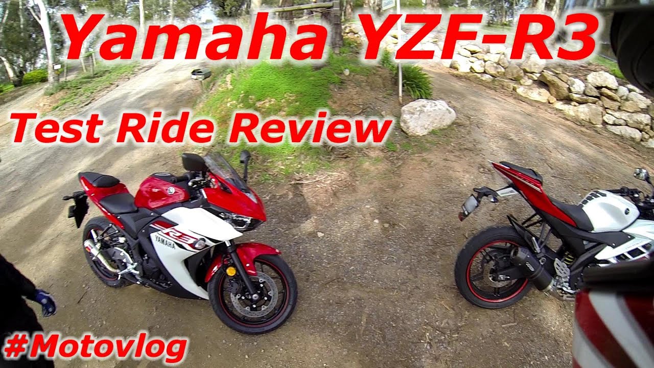 Yamaha YZF-R3 Test Ride Review | #MotoVlog - YouTube