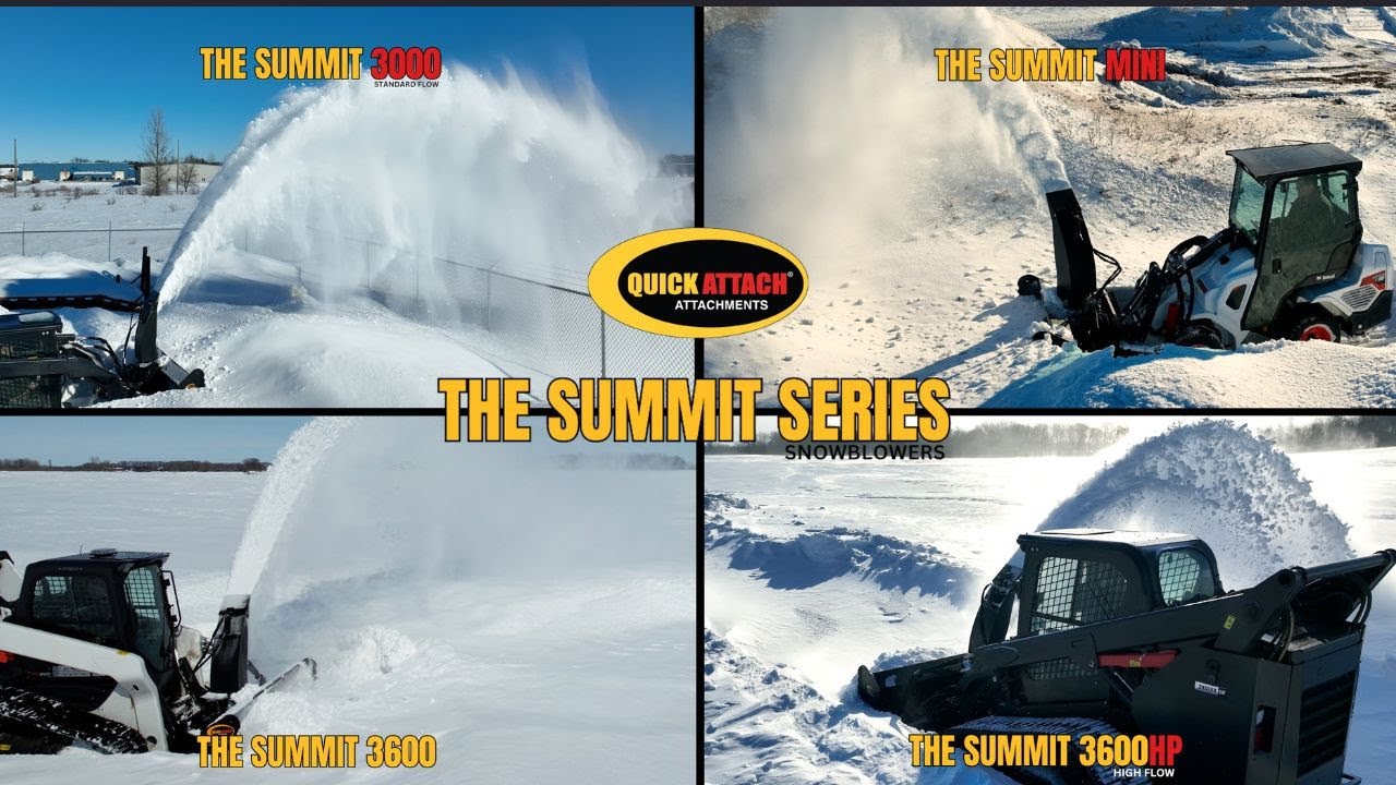 The ALL NEW Summit 3000/3600/3600HP and Mini Summit series snowblowers ...