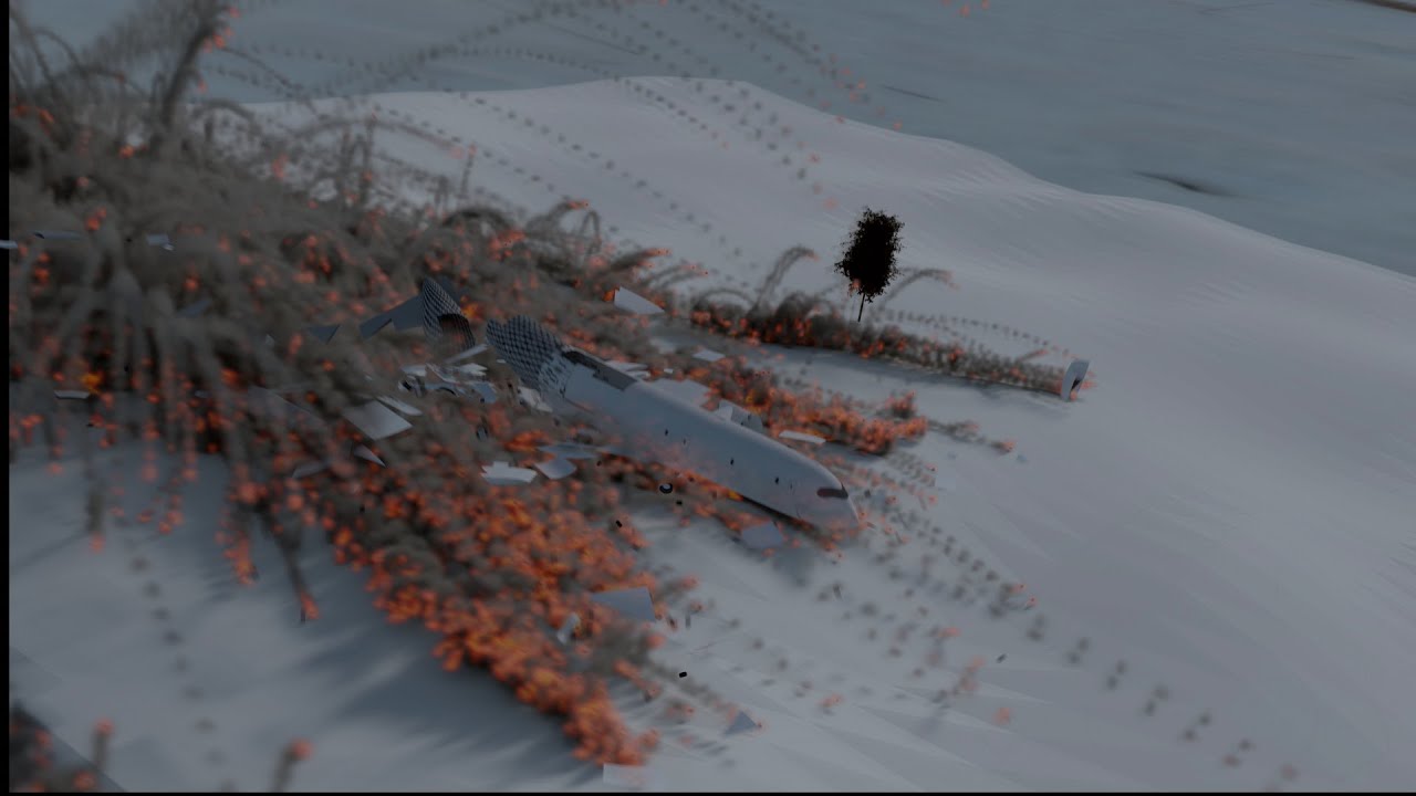 [4k] Plane Crash Blender VFX CGI - YouTube