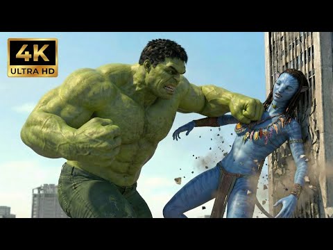 Hulk vs Neytiri Avatar Full Battle |  Epic Superhero Fight
