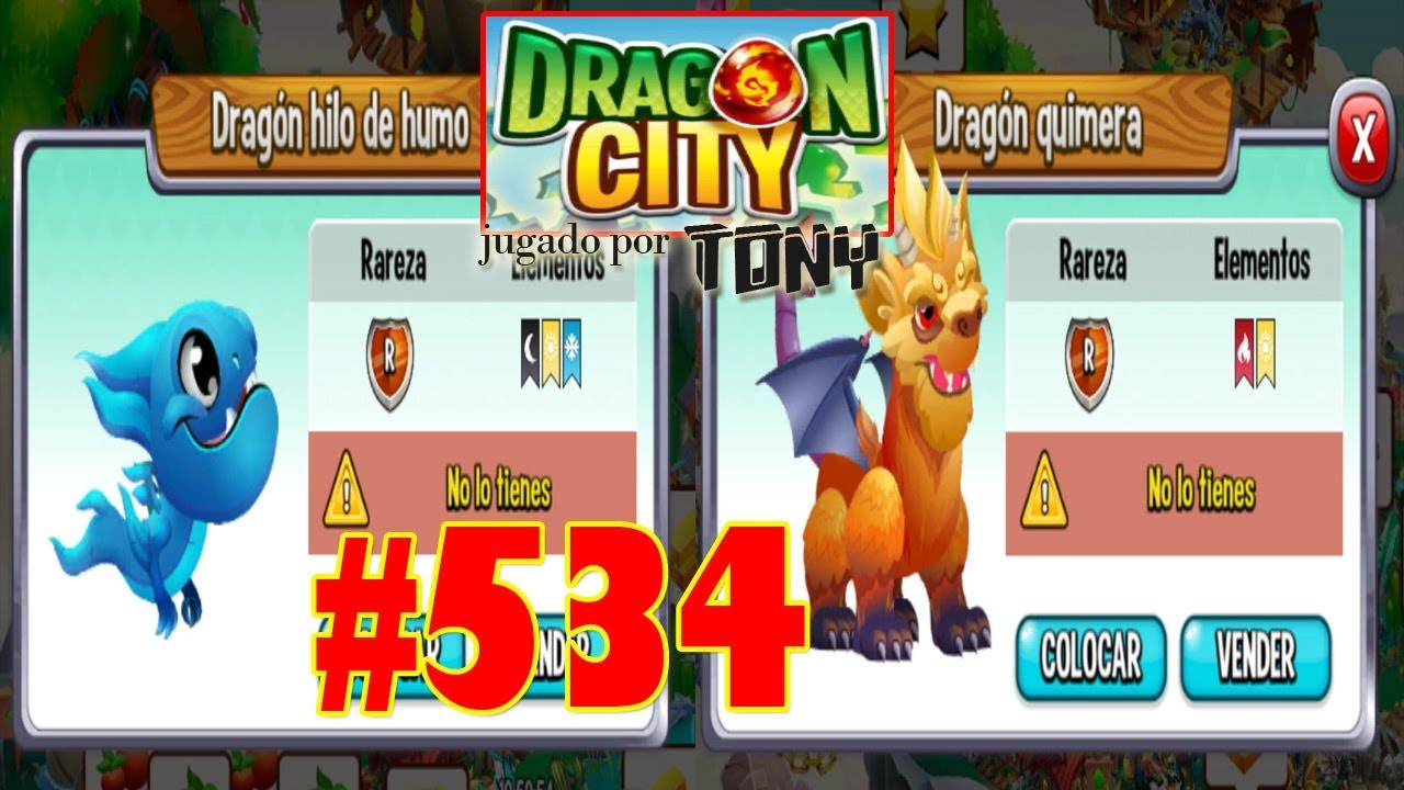 Dragon City "Capítulo 534 - El Dragón Hilo de Humo y Dragón Quimera ...