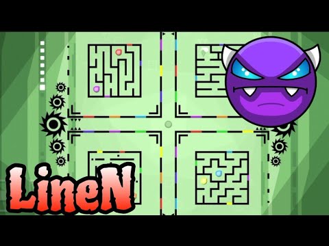 LineN by Eefy77 (Free Platformer Easy Demon) - Geometry Dash 2.2