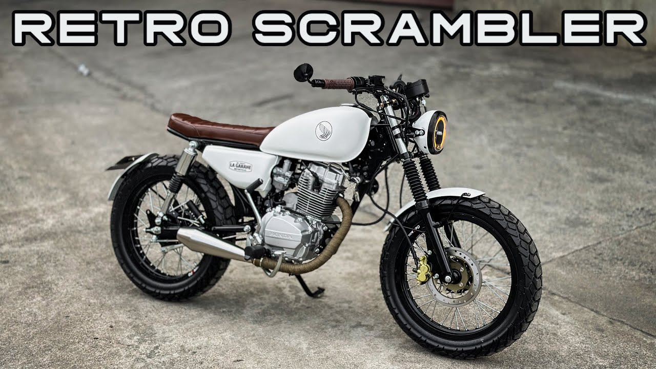 HONDA TMX 125 Scrambler || premium build || LGRH - YouTube