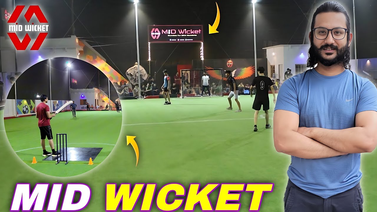 "MID WICKET" The Best Indoor Setup At Super Highway 🏏 - YouTube