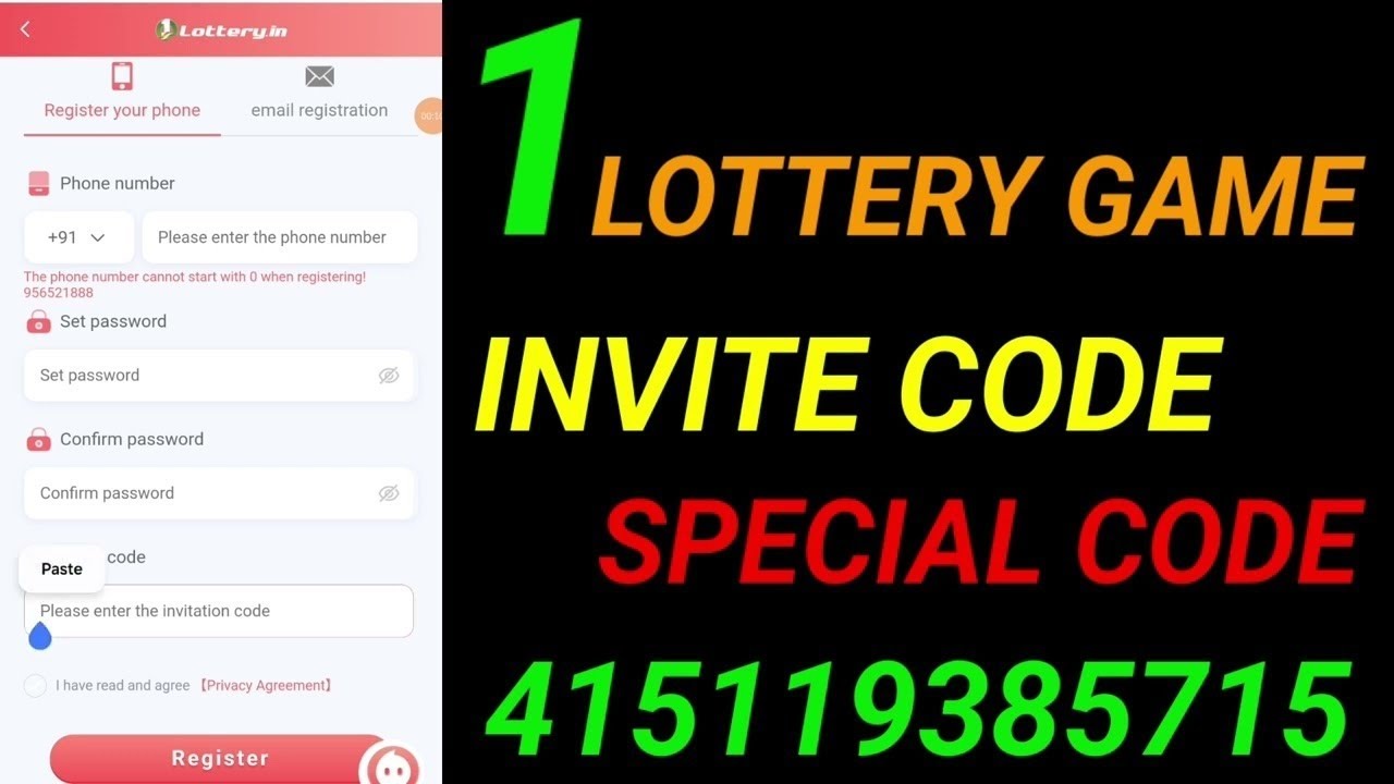 1 lottery invite code | a1 lottery invite code | 1 lottery ka invite ...