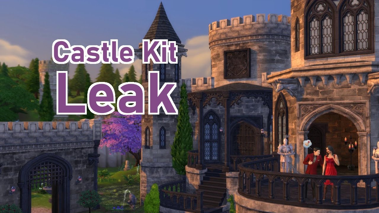New Sims 4 Leak: Castle Estate Kit! - YouTube