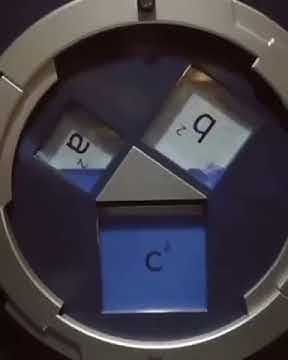 Visualization of Pythagoras theorem - YouTube