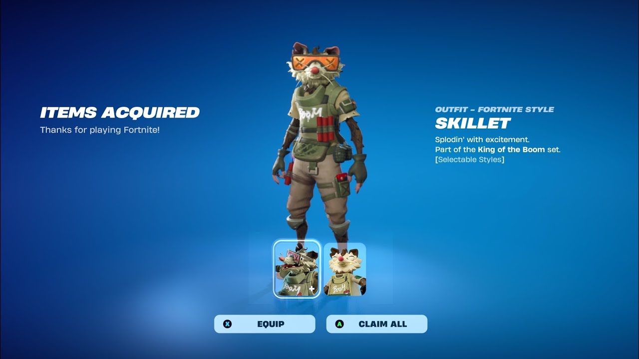 *NEW* Fortnite Skillet Skin + Other Cosmetics (Full Showcase) - YouTube