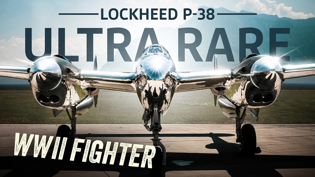 P-38 LIGHTNING 💥ULTRA RARE WWII FIGHTER💥 (100% RAW SOUND IN 4K) - YouTube