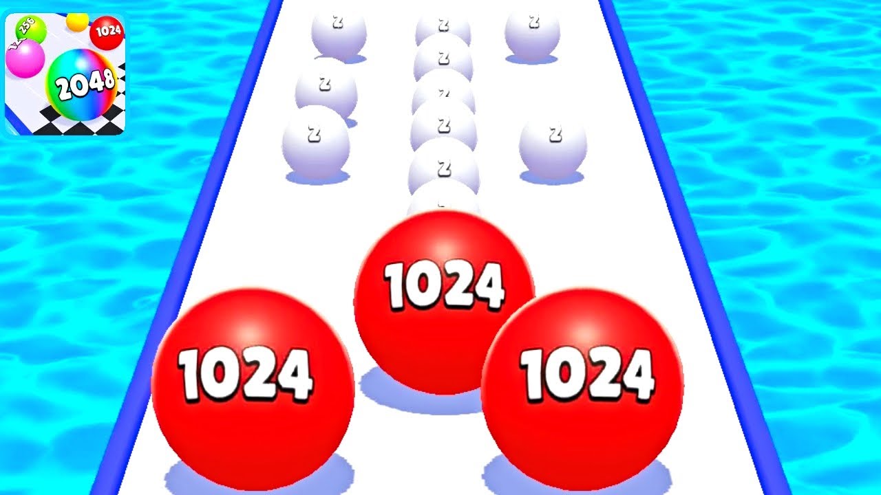Ball Run 2048 Merge Race Run 3D ! All Levels Gameplay (110-116) android ...