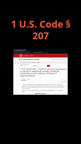 1 U.S. Code § 207 - Copies of acts and resolutions in slip form... # ...