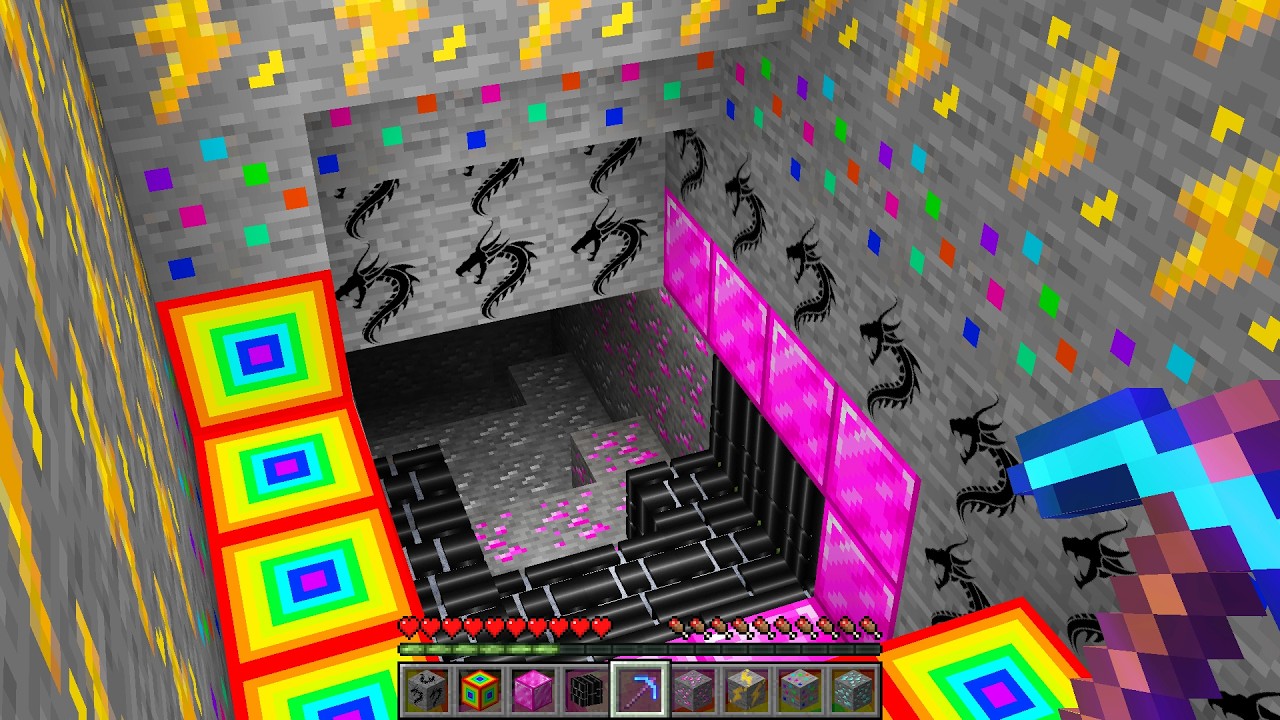 I Made a MINE with SECRET ORES! - YouTube