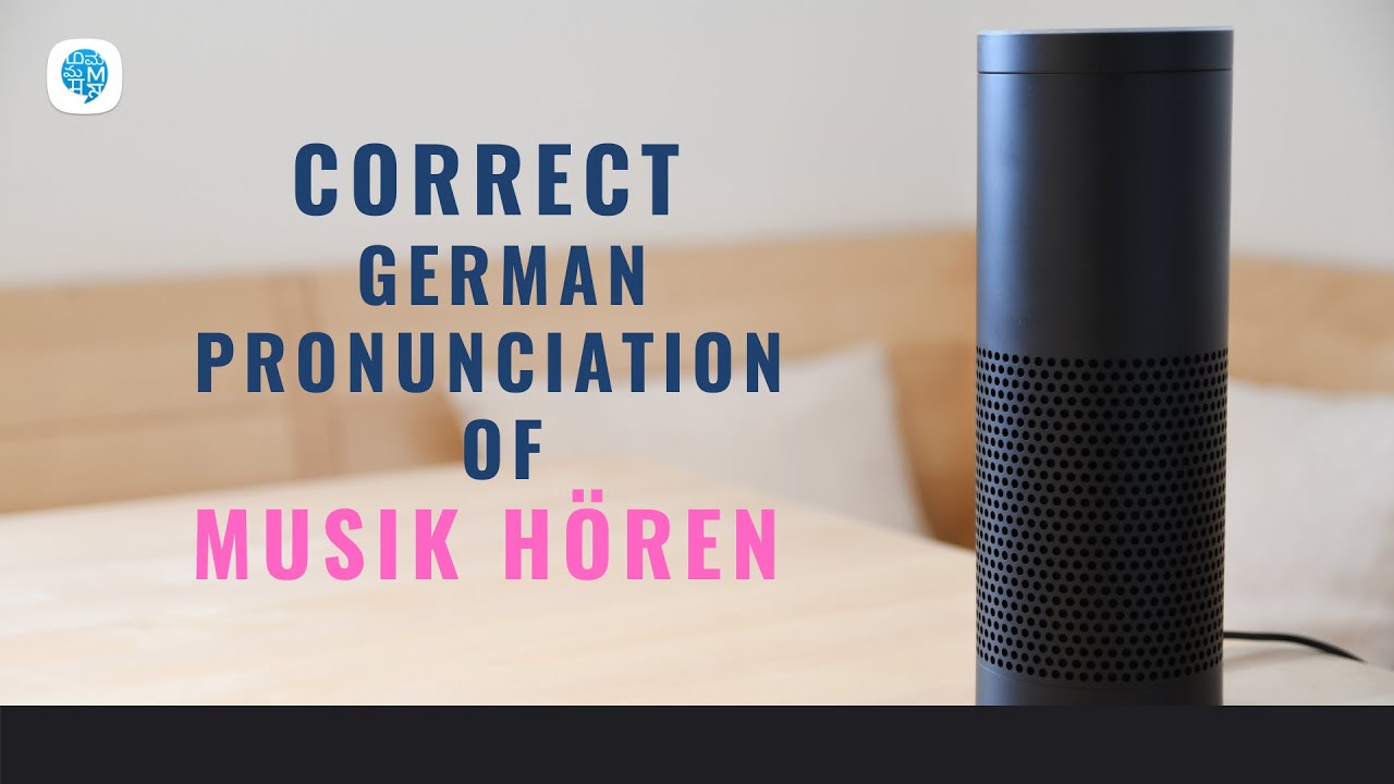 How to pronounce 'Musik hören ' (listen to music) in German? | German ...