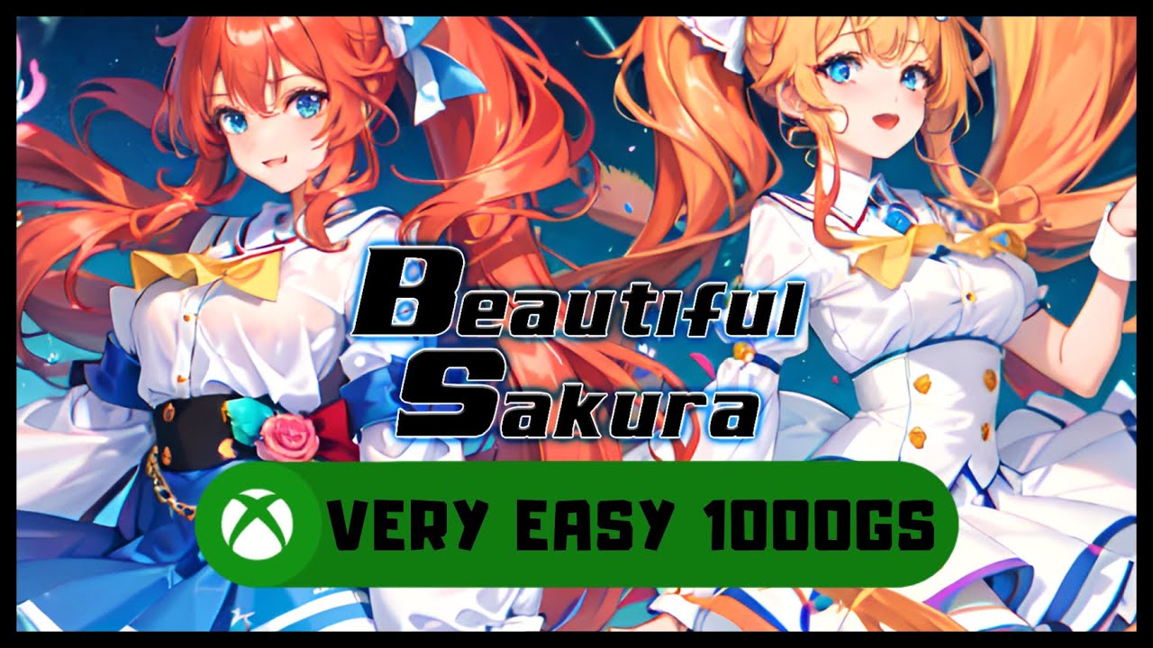 Beautiful Sakura #Xbox Achievement Walkthrough - Very Easy 1000GS - YouTube