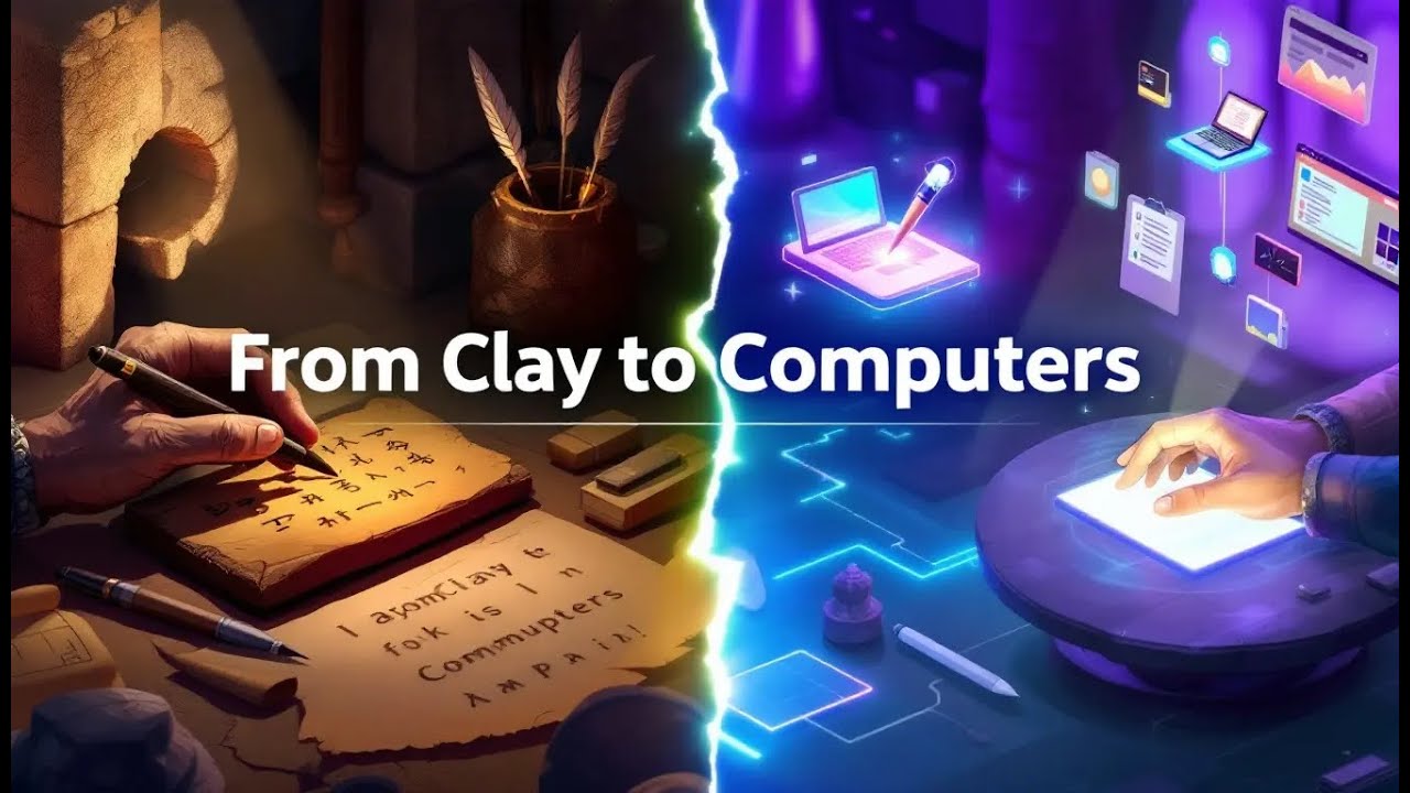 From Clay to Computers: The Evolution of Writing Tools - YouTube