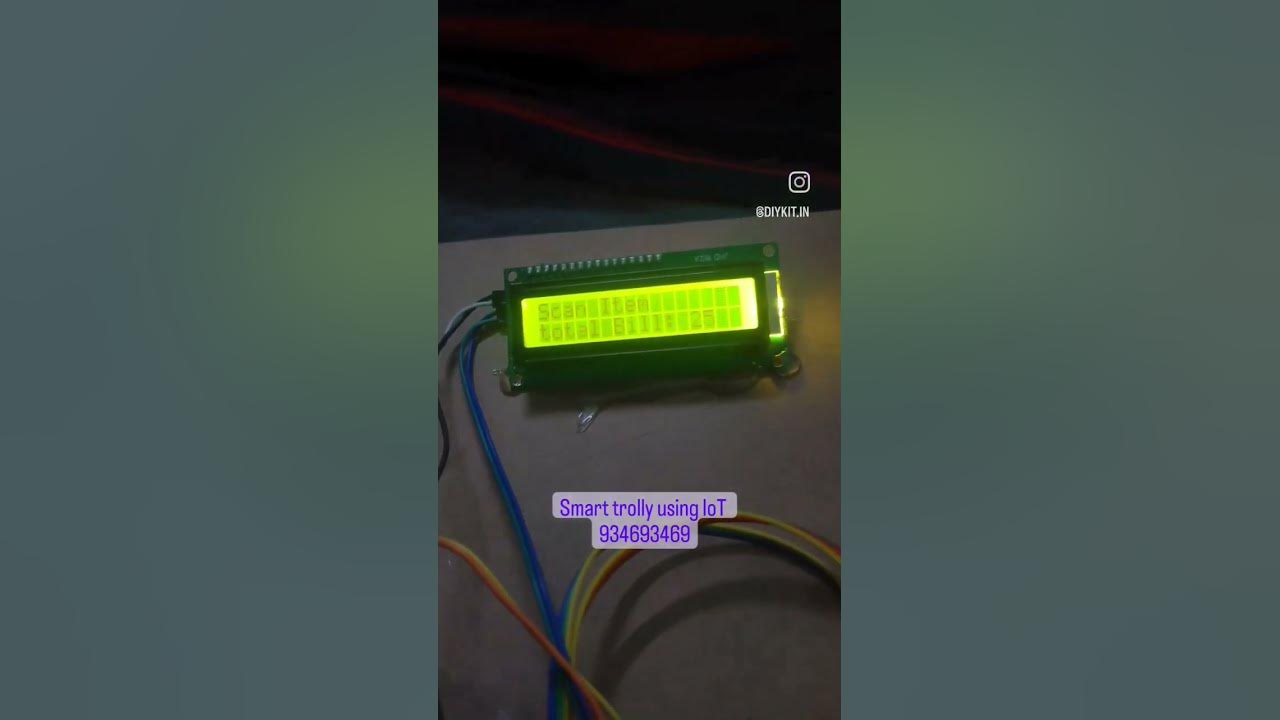 Shoping Trolly Using Iot Arduino Arduinoproject Arduinorobot Iot Diykit Electronics