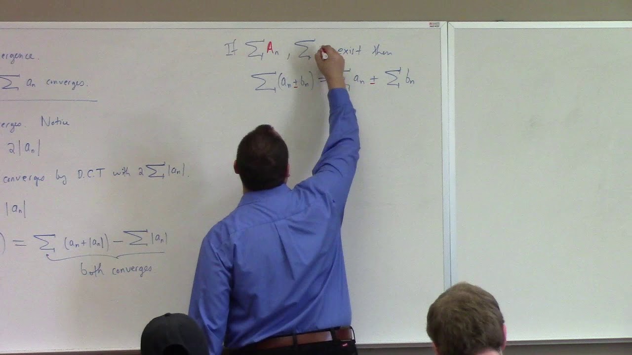 Calculus II: absolute convergence, root and ratio test, some proofs, 10 ...