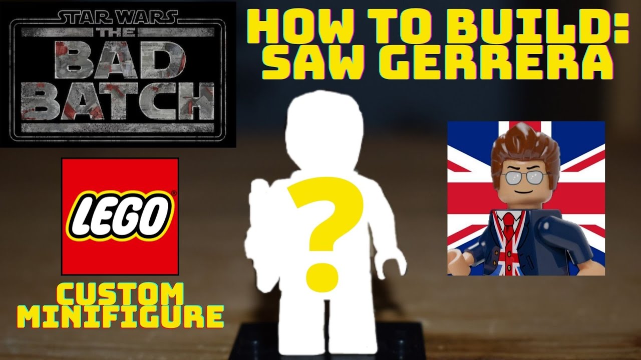 LEGO Bad Batch SAW GERRERA Custom Minifigure! - YouTube
