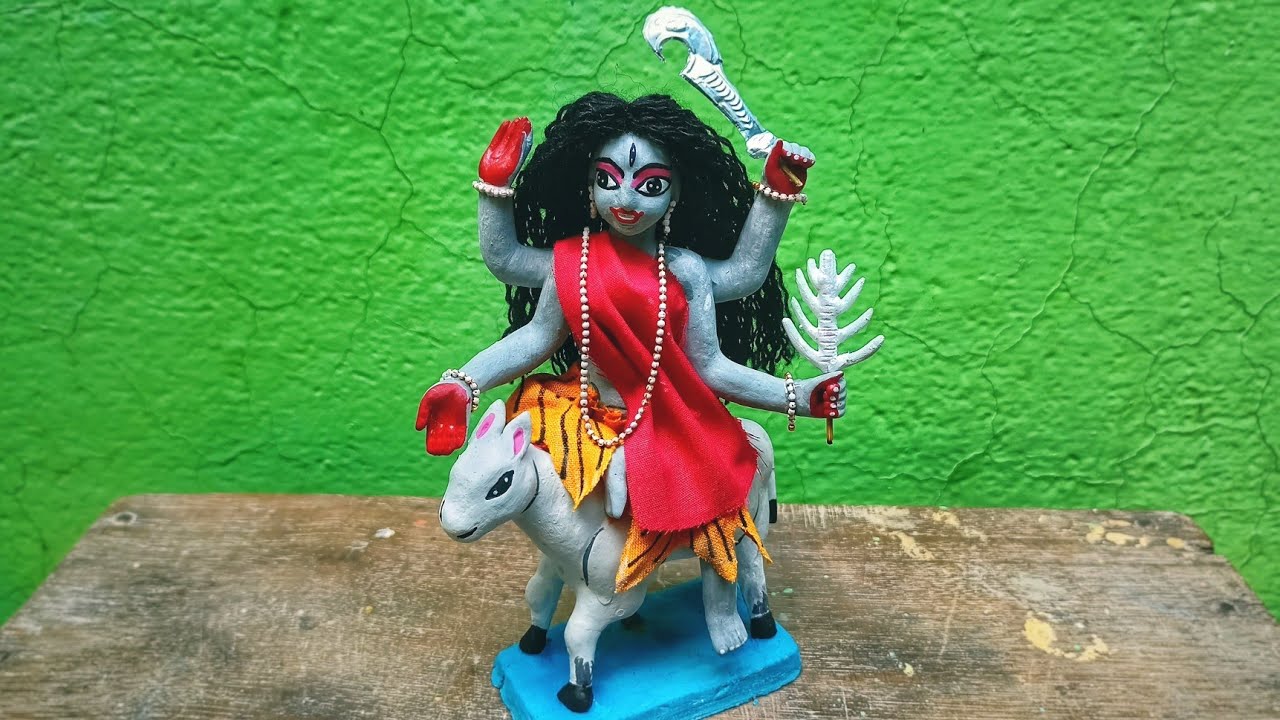 Coloring of Maa kalratri idol - YouTube