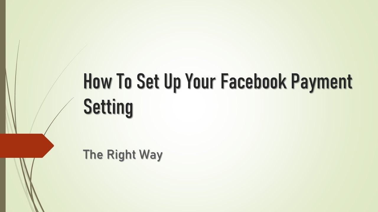 How to Set Up Facebook Payment Settings | Full Guide A-Z - YouTube
