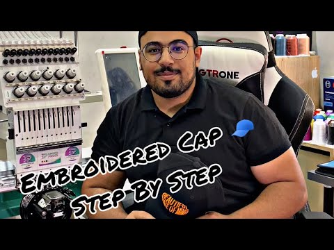 Embroidered Cap Step By Step - YouTube