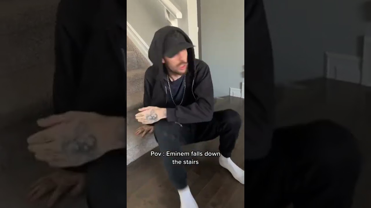Amazing Cosplay Pet Costume 😍 Eminem stairs fall - YouTube