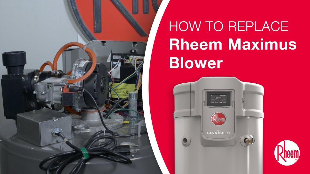 How to Replace a Rheem Maximus Blower - YouTube