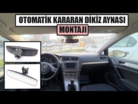 Golf 7 Otomatik Kararan Dikiz Aynası Montajı