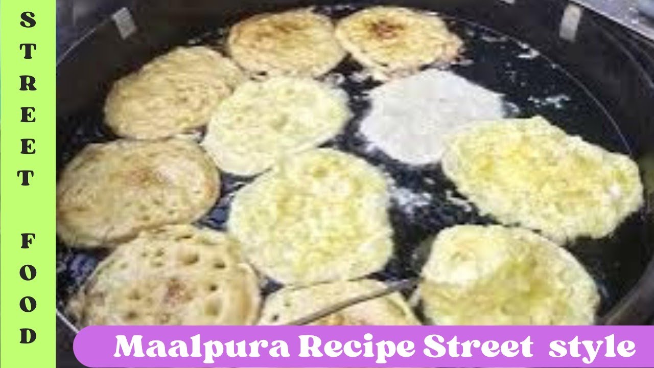 Malpura Recipe | Almond Egg Malpua | Ramadan Street Food | Street Food ...