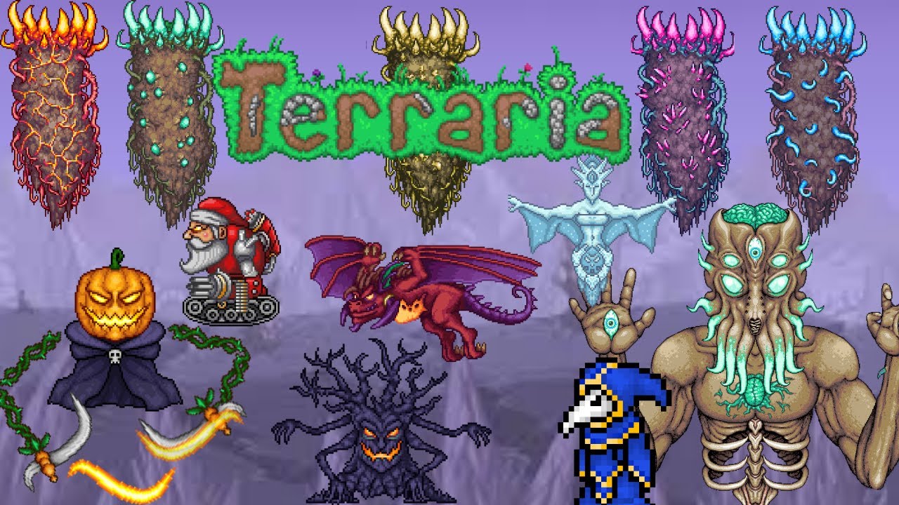 Terraria Boss Fights - YouTube