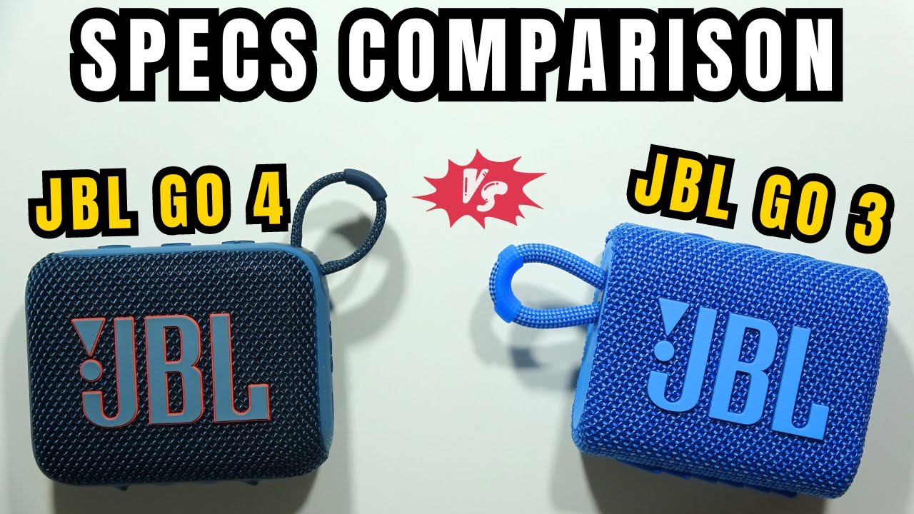 JBL Go 4 vs JBL Go 3 Specs Comparison - YouTube
