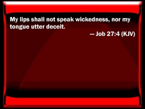 JOB Chapter 27 - YouTube