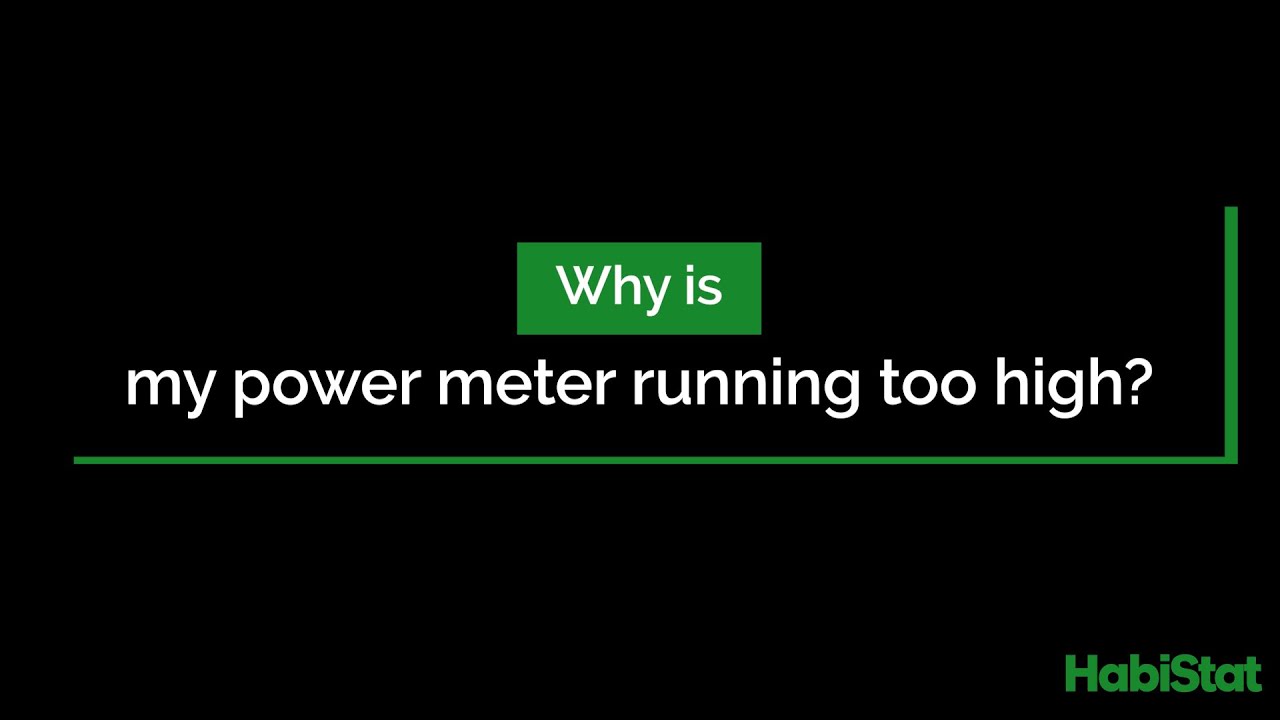 Why is my power meter running too high? - YouTube